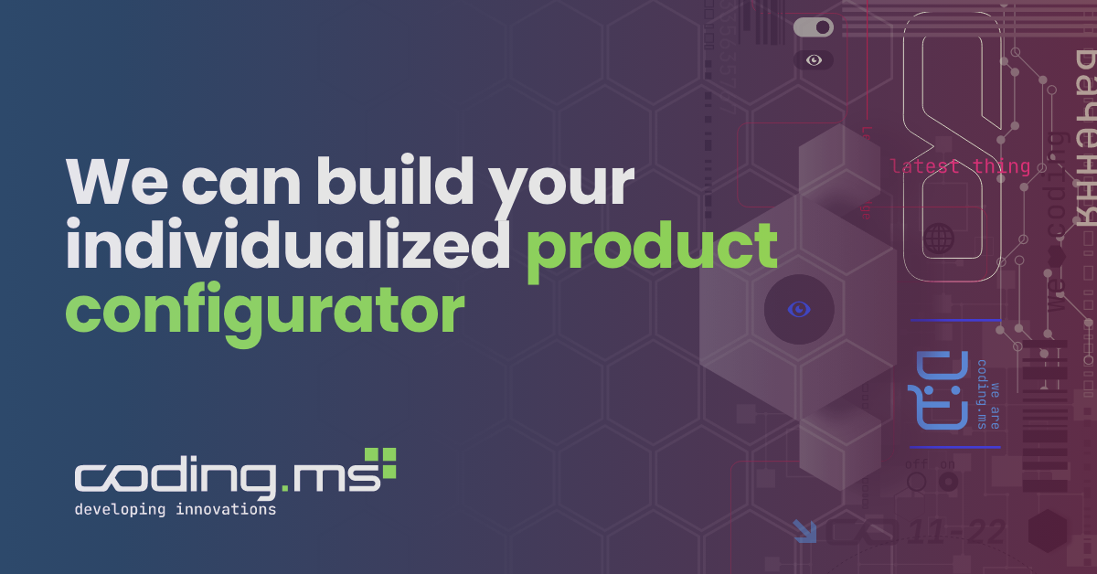 TYPO3 product configurators – custom-built for your needs: coding.ms
